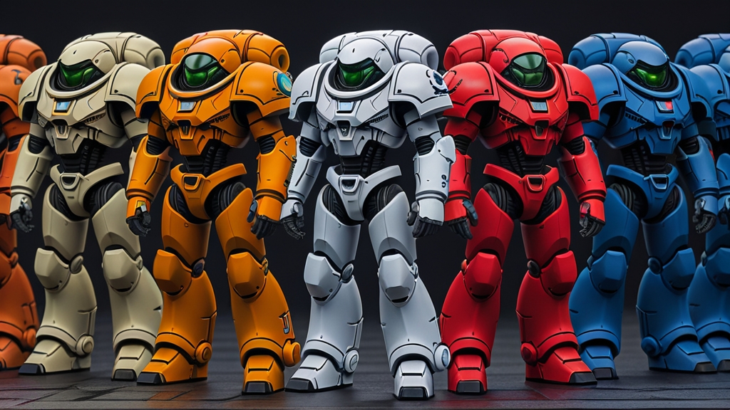 T'au Empire Colour Schemes — All Sept Colours Guide